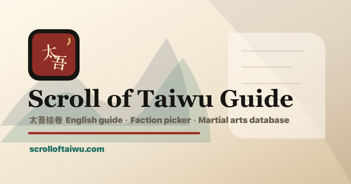 Combat Basics | Scroll of Taiwu Guide
